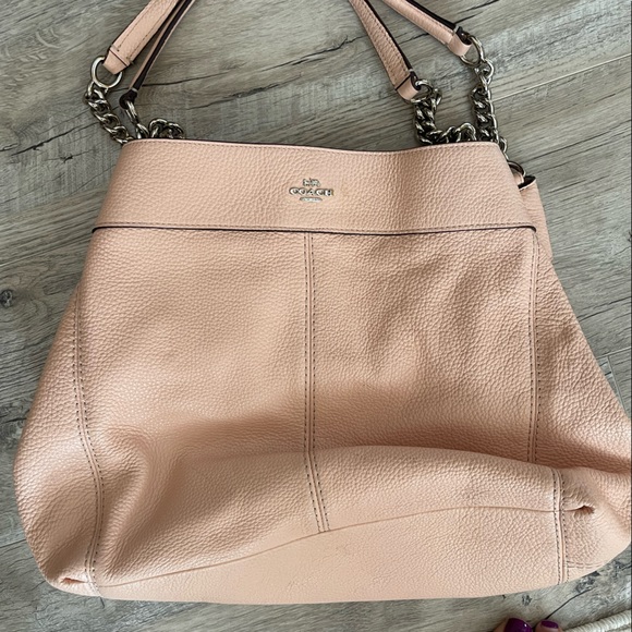 Coach | Bags | Coach Light Pink Soft Pebble Leather | Poshmark